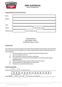 Competitors Information | International Hot Rod Association Australia